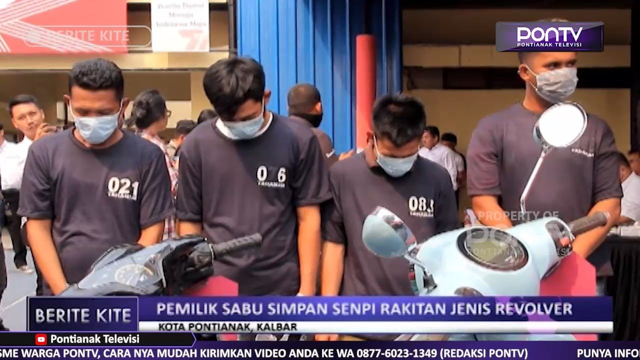 Pemilik Sabu Simpan Senpi Rakitan Jenis Revolver - PONTV Pemilik Sabu Simpan Senpi Rakitan Jenis Revolver - PONTV